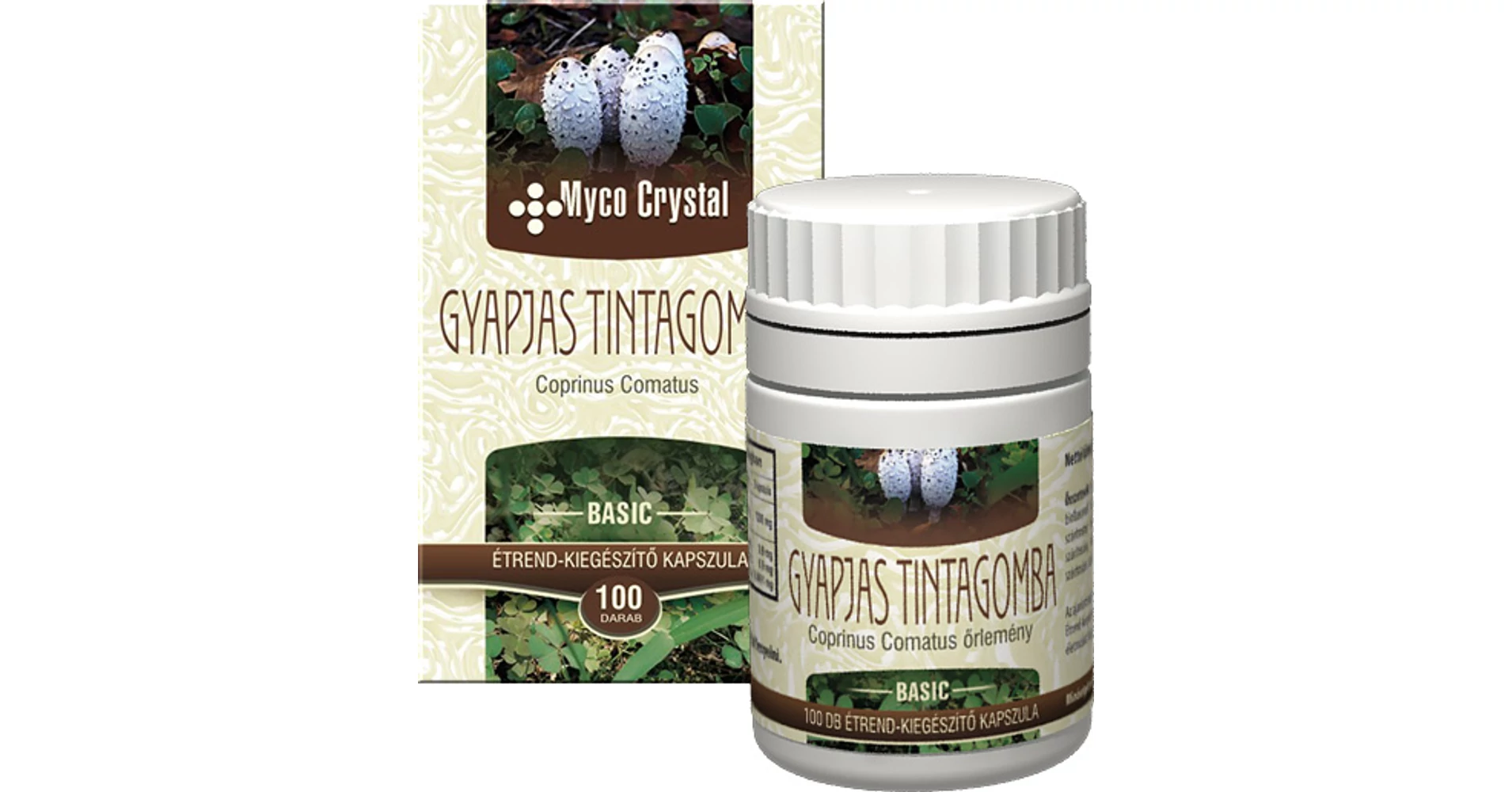 Gyapjas tintagomba kapszula - 100 db - ÉTREND-KIEGÉSZÍTŐK - relaxbolt