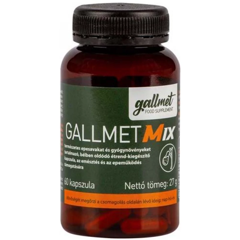 Gallmet-Mix gyógynövény kapszula - EMÉSZTÉST SEGÍTŐ TERMÉKEK - relaxbolt